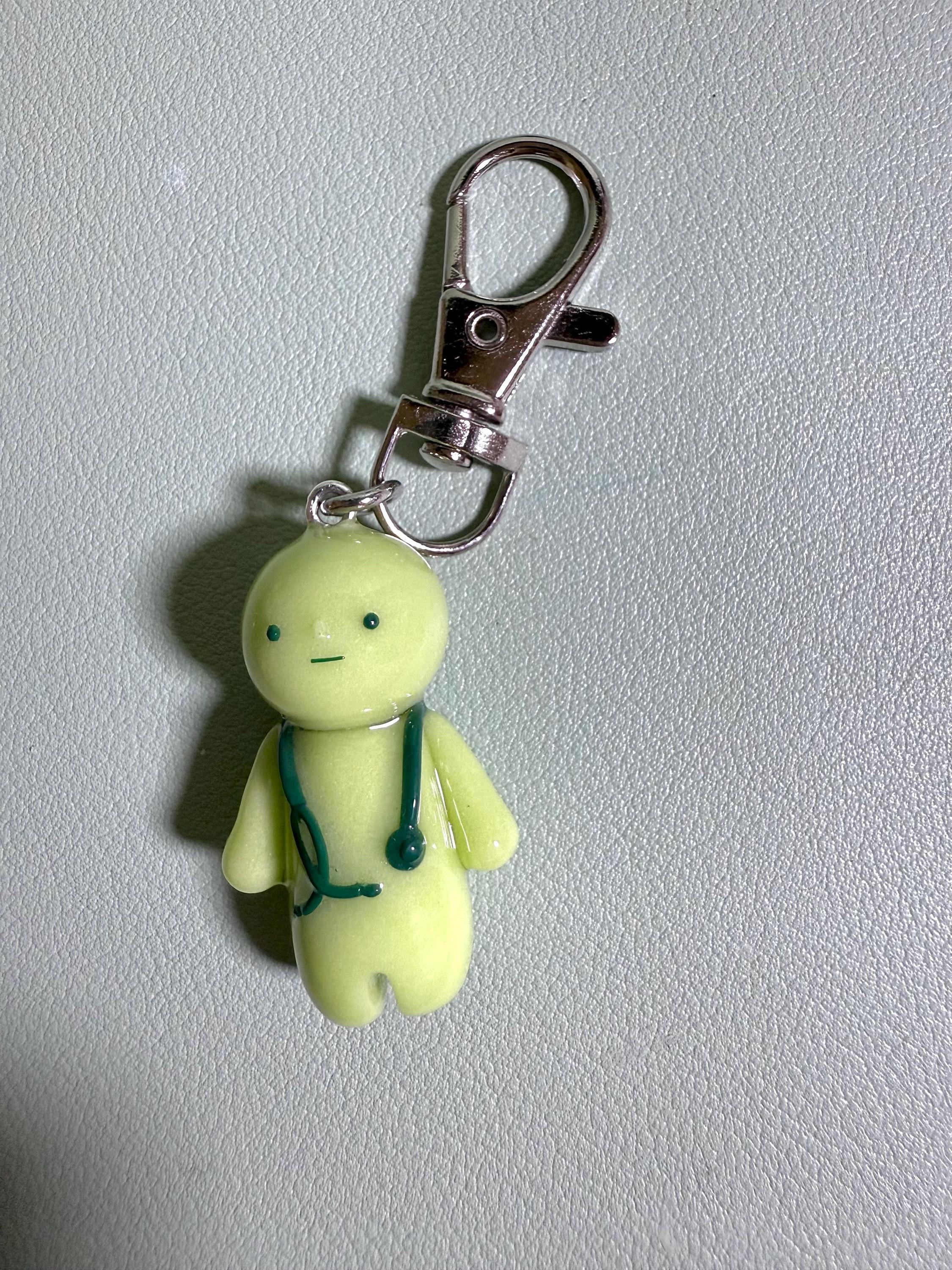 Nurse Smiski Clay Figure | Handmade Charm - Etsy
