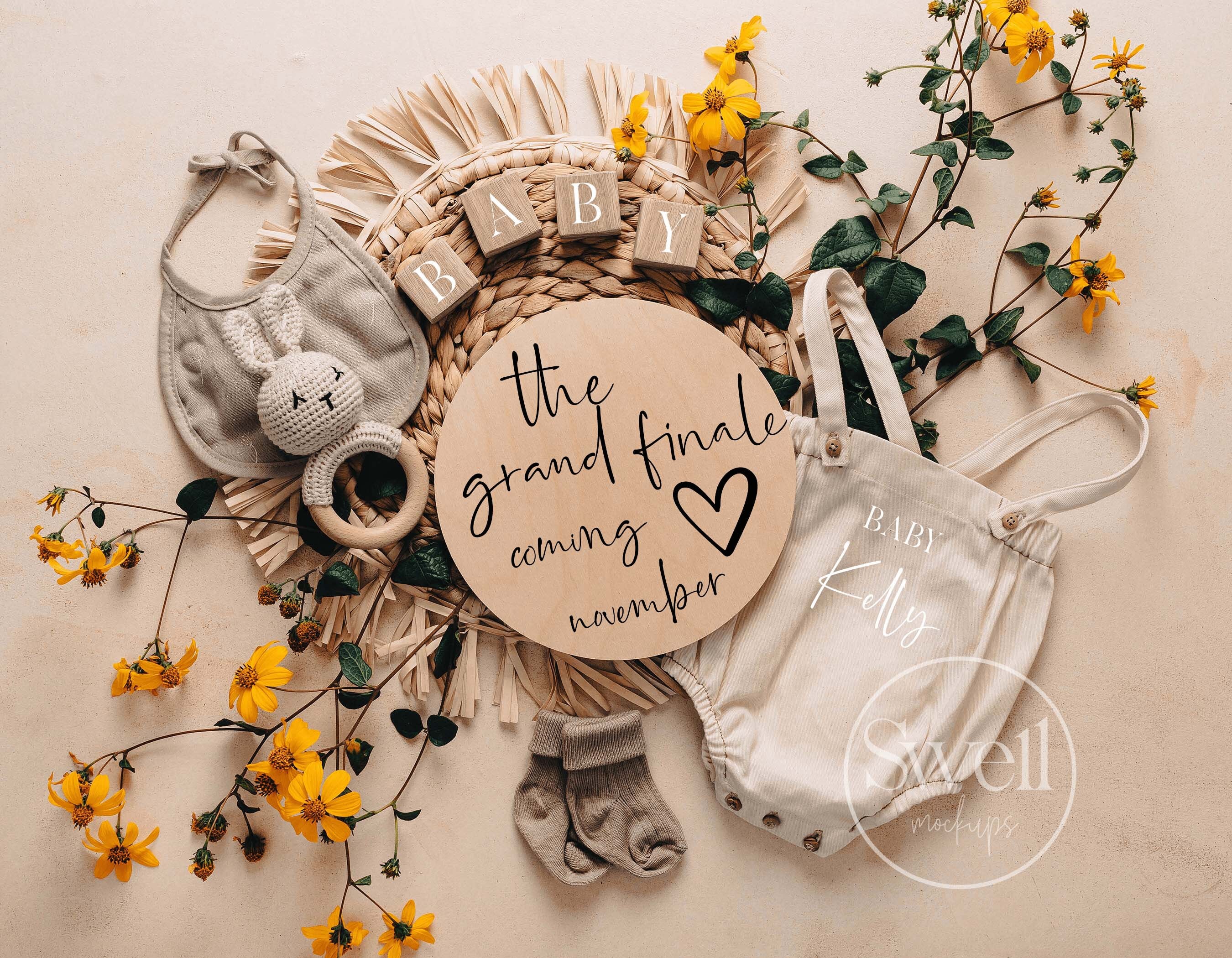 Last Baby Pregnancy Announcement Digital the Grand Finale Baby ...