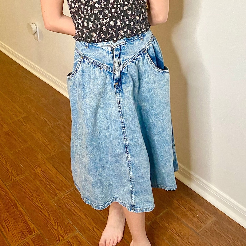 Girls Denim Skirt - Etsy