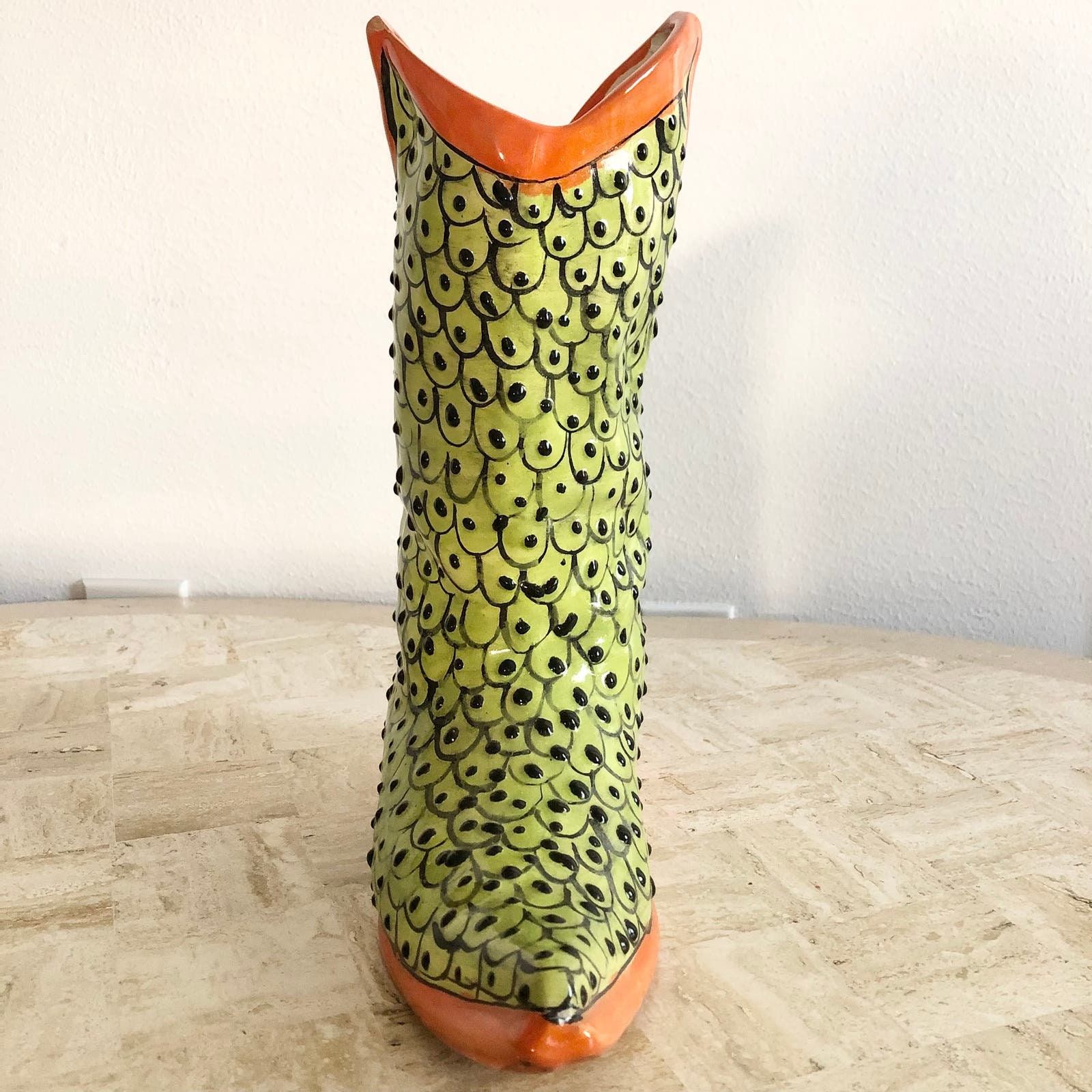 Vintage Ceramic Cowboy Boot Flower Vase or Planter by Talavera. - Etsy
