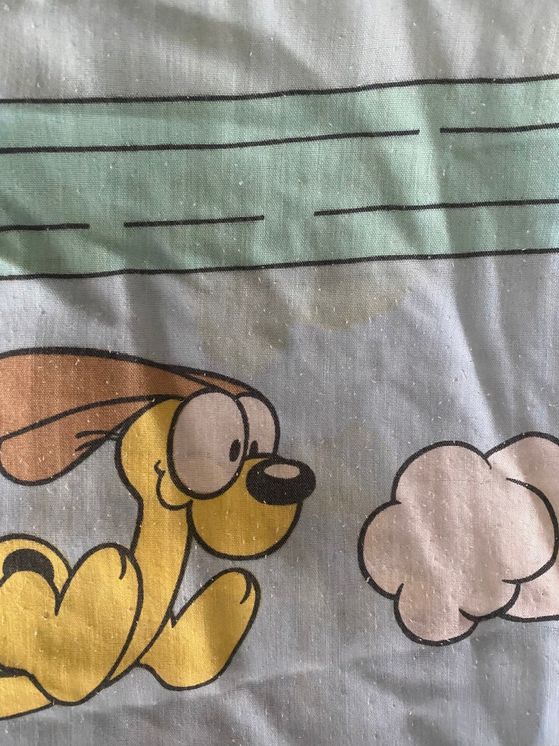 Vintage 1970's Garfield and Odie Sheet Set. Twin Size Fitted and Flat ...