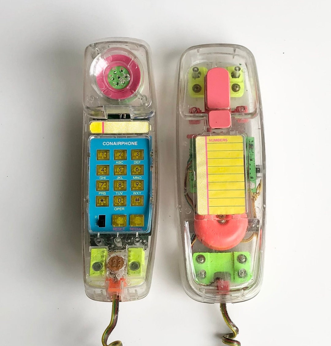 1980s Vintage Clear Transparent Very Popular Landline Telephone - Etsy