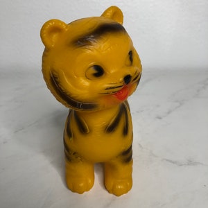 Vintage Edward Mobley Tiger Squeaky Toy. Rare 1960's Rubber Toy. - Etsy