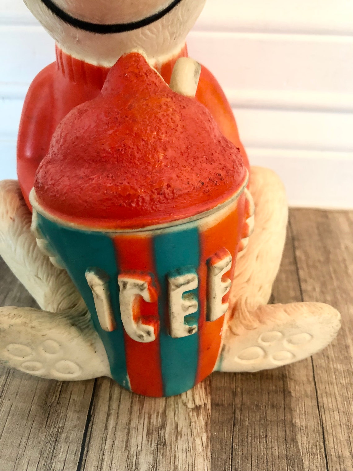 Vintage 1970's ICEE Polar Bear Squeezable Bank. - Etsy