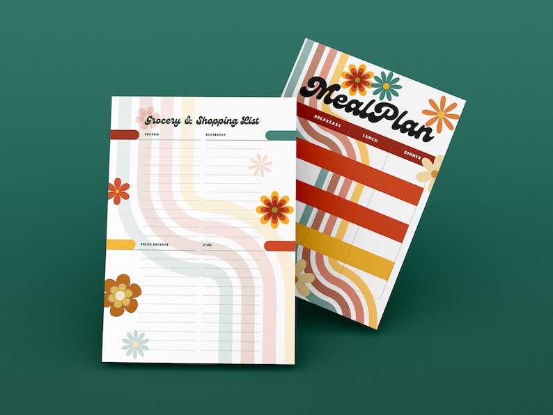 Printable Weekly Meal Plan, Meal Planner Printable, Instant Download ...