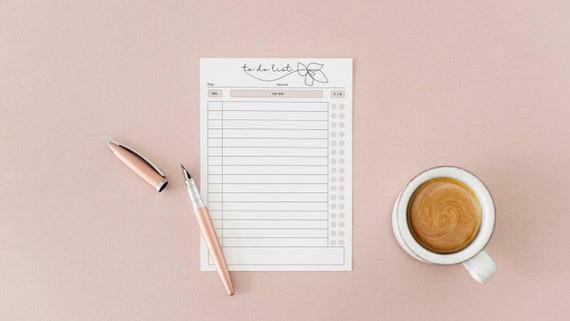 Printable Simple To-do List US Letter Instant Download - Etsy