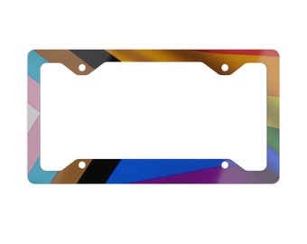 Metal License Plate Frame Pride - Etsy