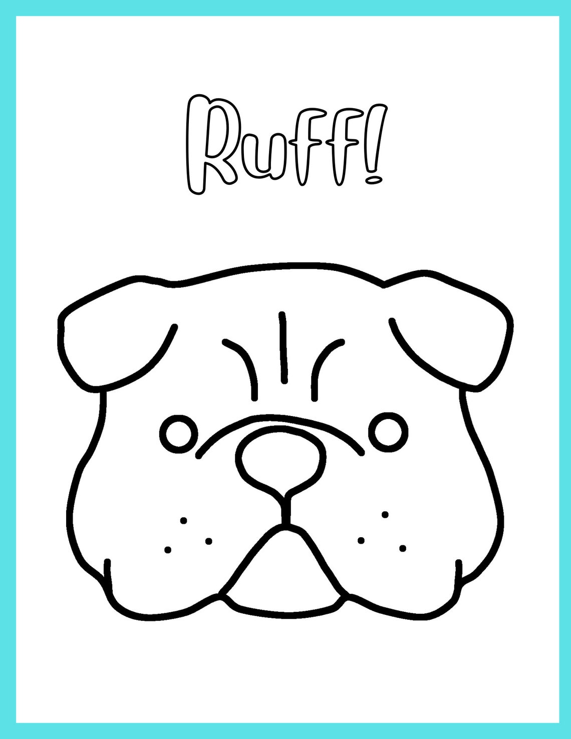 Pawsome Pals: Printable Dog Coloring Pages for Dog Lovers and Art ...