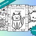 Purrfectly Relaxing: Printable Cat Coloring Pages for Stress Relief and ...