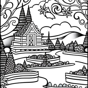 Whimsical Adventures: Printable Fantasy Land Coloring Pages ...