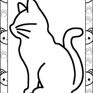 Purrfectly Relaxing: Printable Cat Coloring Pages for Stress Relief and ...