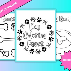 Pawsome Pals: Printable Dog Coloring Pages for Dog Lovers and Art ...