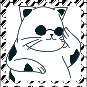 Purrfectly Relaxing: Printable Cat Coloring Pages for Stress Relief and ...