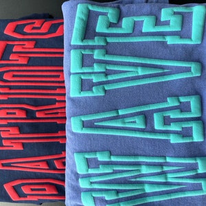 Personalized Puff Print T-shirt - Etsy