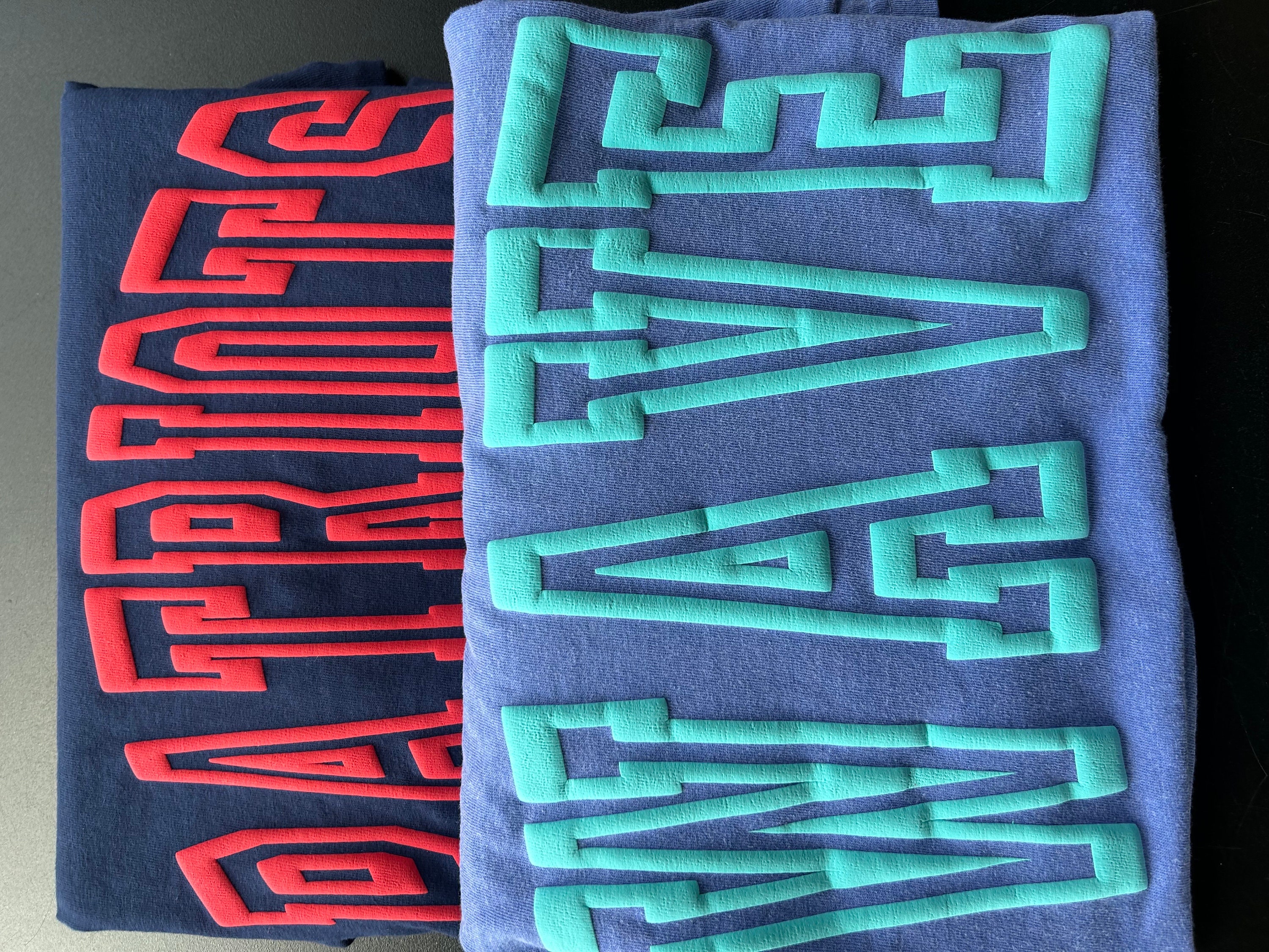 Personalized Puff Print T-shirt - Etsy