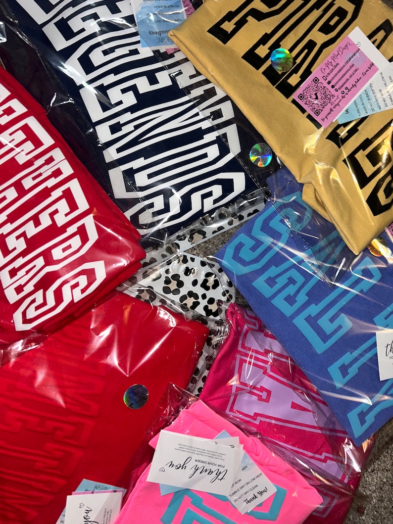 Personalized Puff Print T-shirt - Etsy