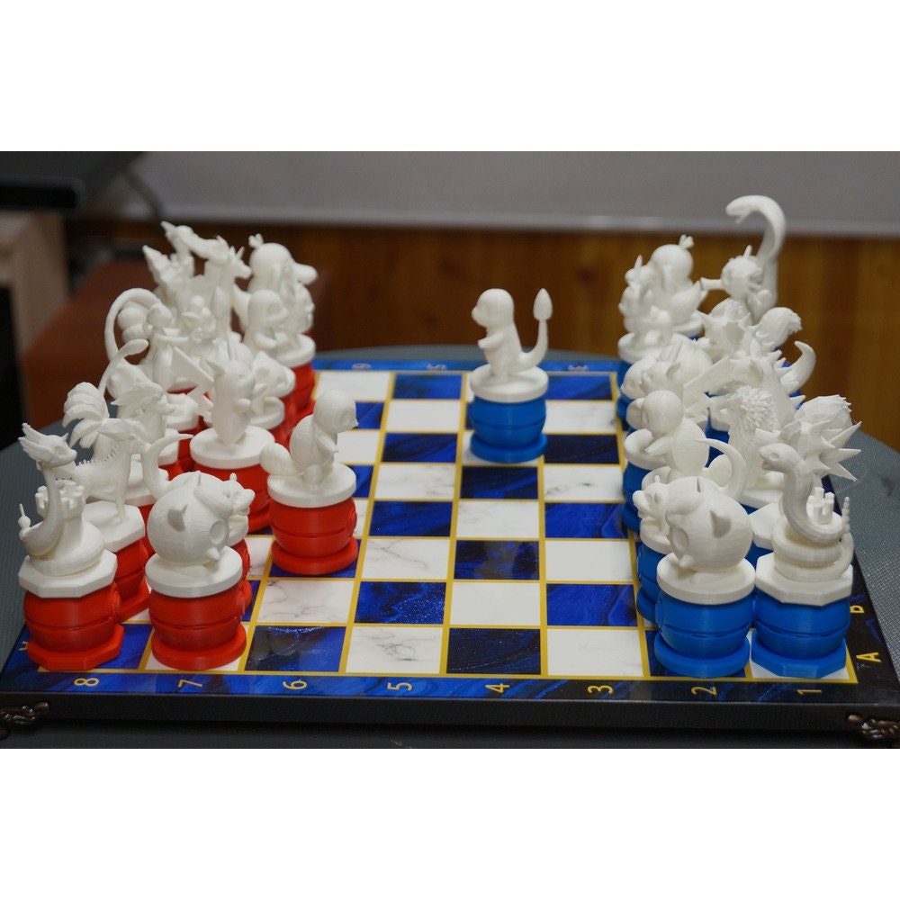 Pokemon Chess Set, Pokemon, Chess Set, Gift, Playful, Decorative and ...
