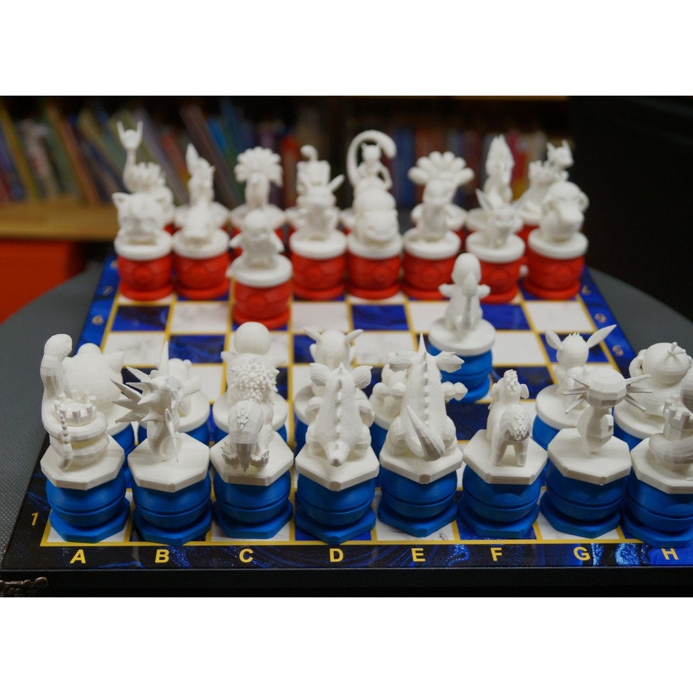 Pokemon Chess Set, Pokemon, Chess Set, Gift, Playful, Decorative and ...