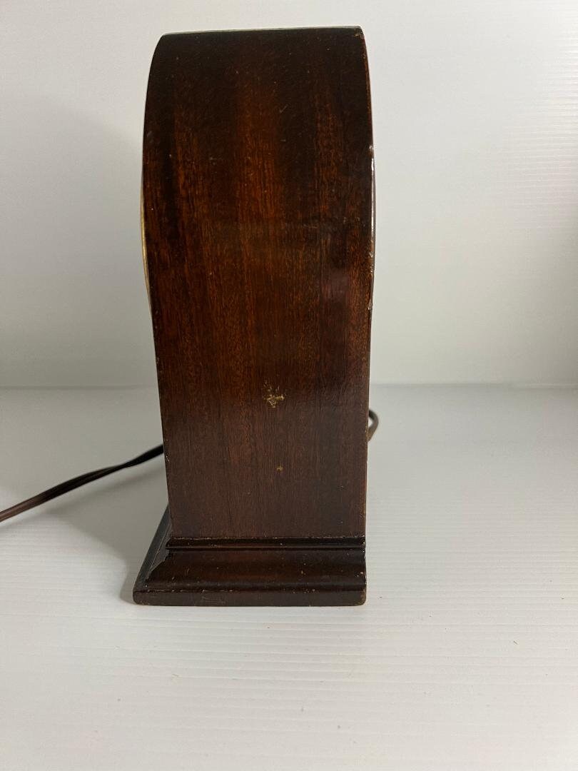 Telechron Art Deco Wood Tombstone Electric Mantle Table Clock - Etsy