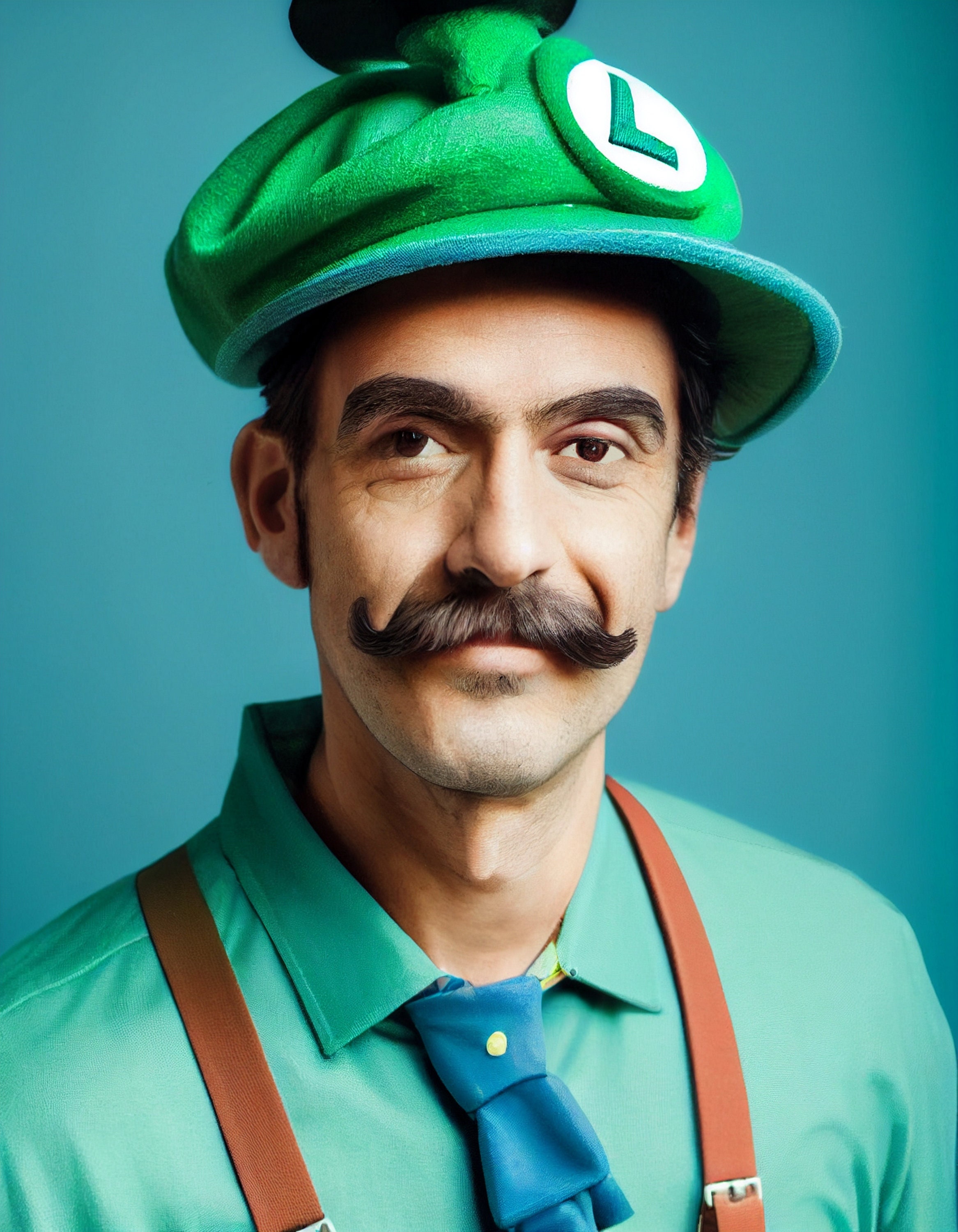 Luigi Mario Super Mario Bros Midjourney Art - Etsy