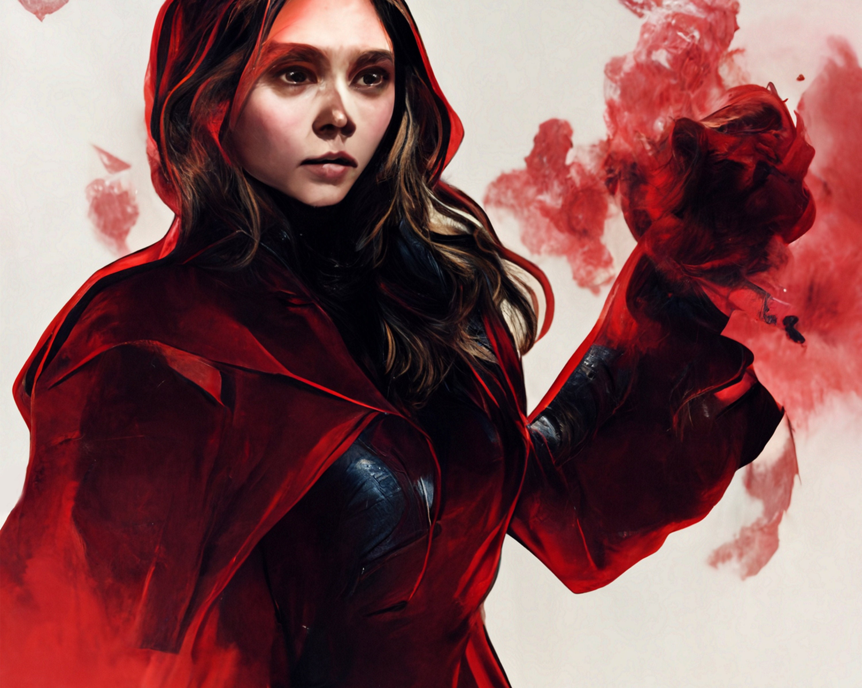 Stained Glass Scarlet Marvel