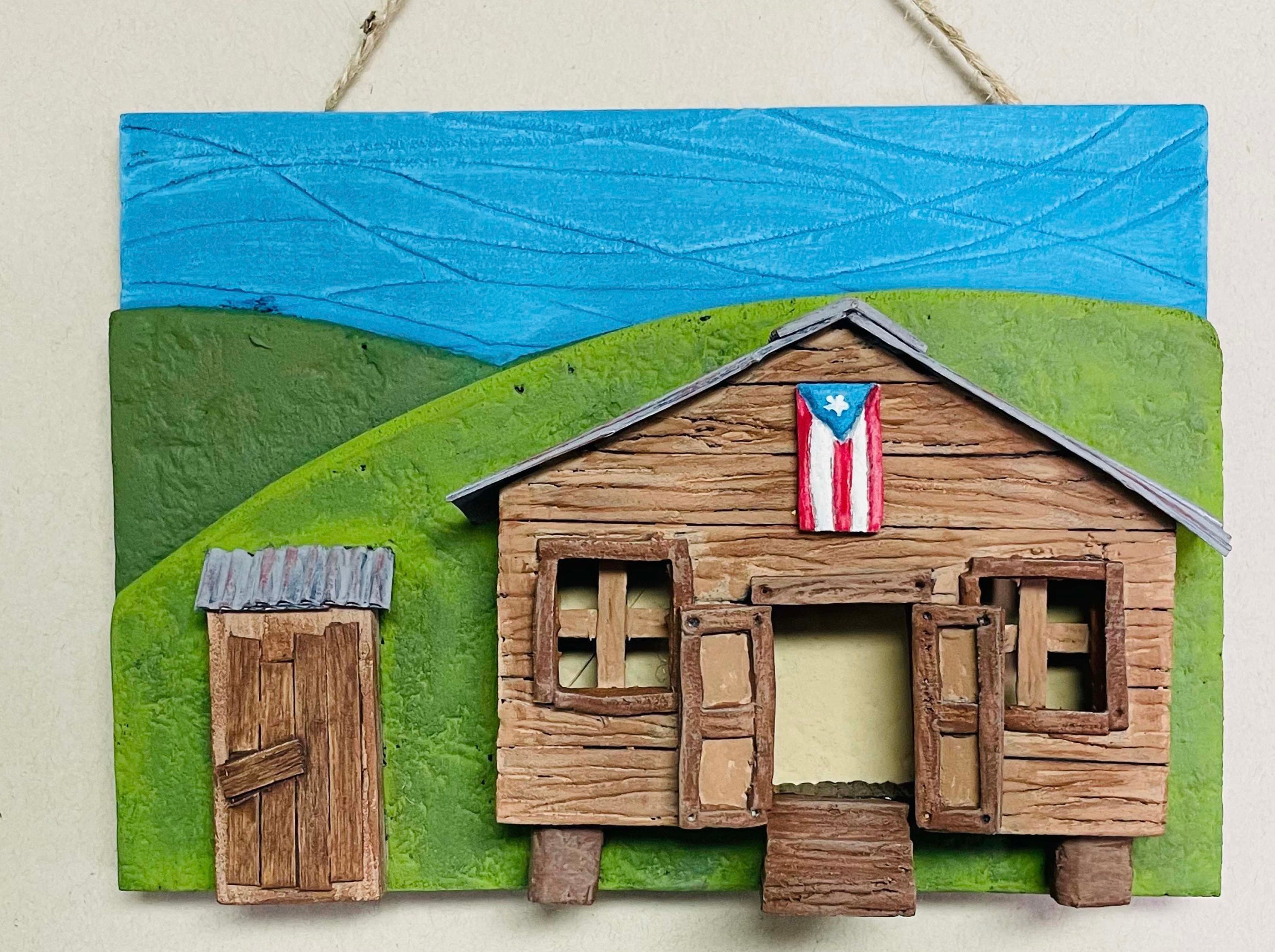 Puerto Rico Casita Jíbara Boricua Artesanal - Etsy