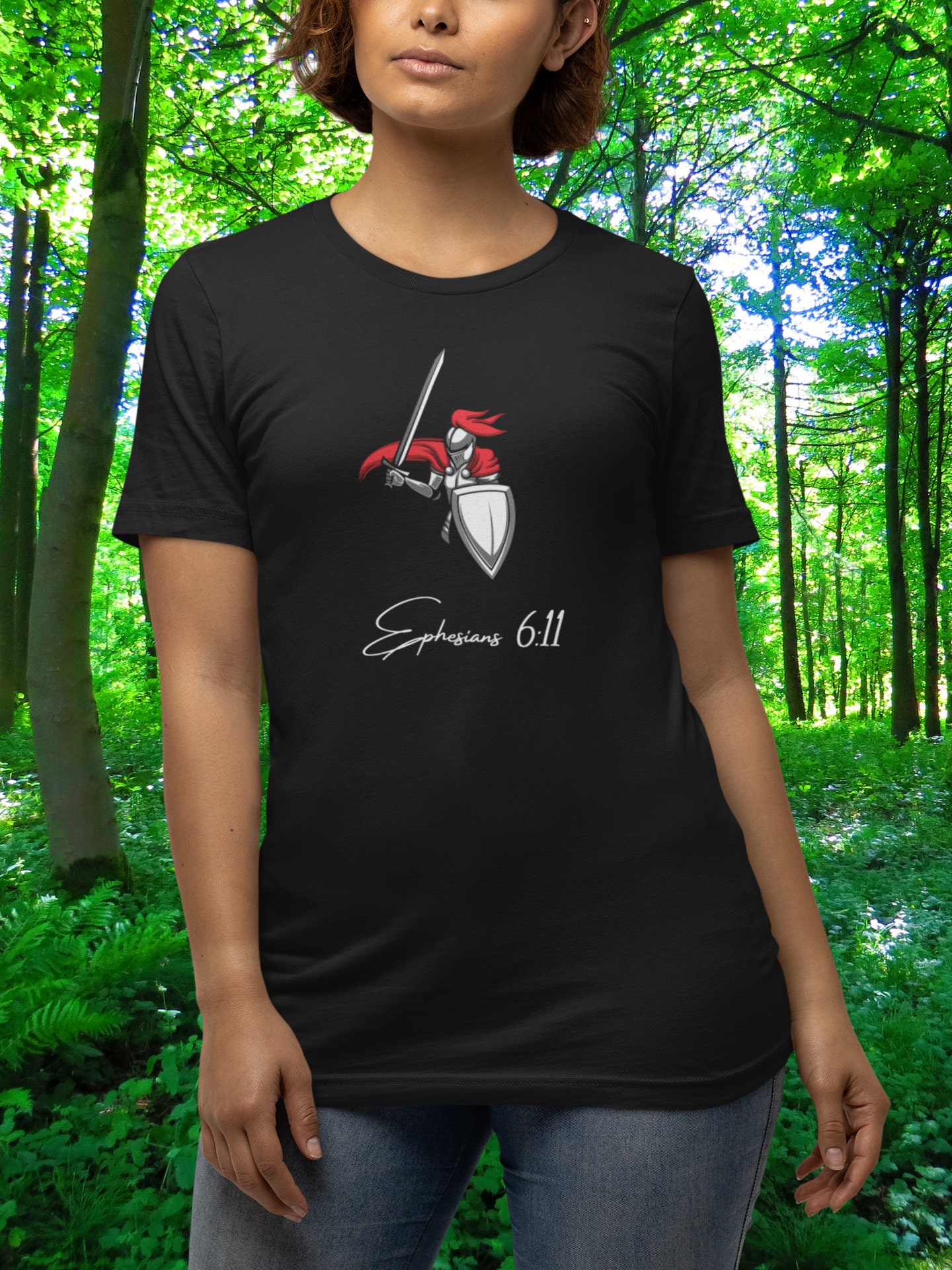 Christian Warrior T-shirt, Armor of God Shirt, Christian Fighter Shirt ...