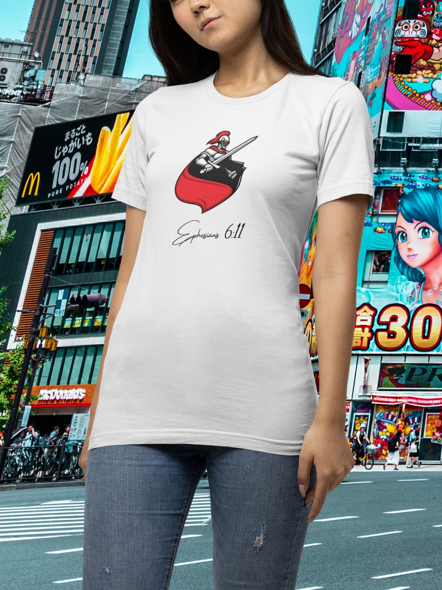 Christian Warrior T-shirt, Armor of God Shirt, Christian Fighter Shirt ...