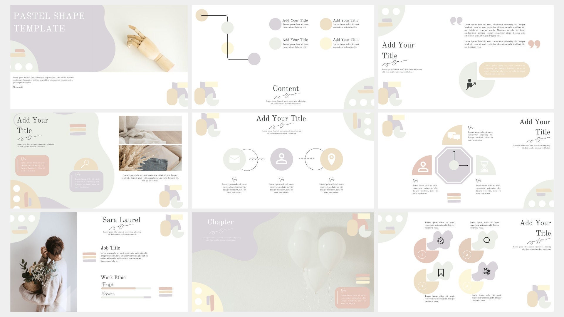 Minimal Creative Purple Pastel Powerpoint Template, Cute Student Slide ...