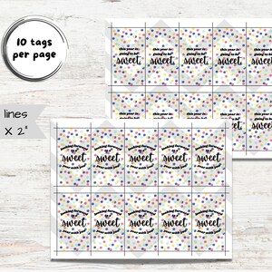 Printable Back to School Treat Tags for Students From Teachers - Etsy