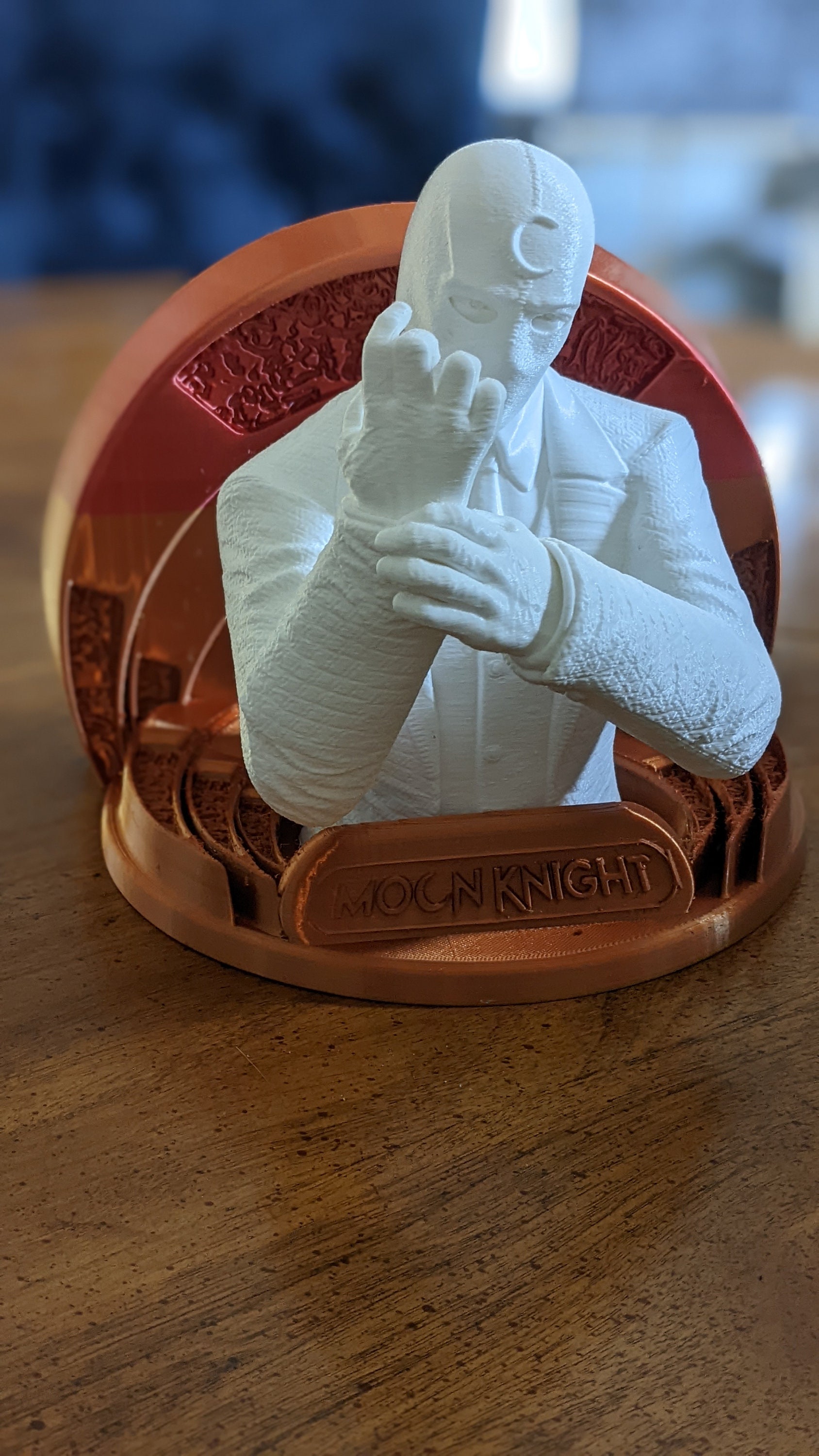 3D Printed Moonknight Bust - Etsy