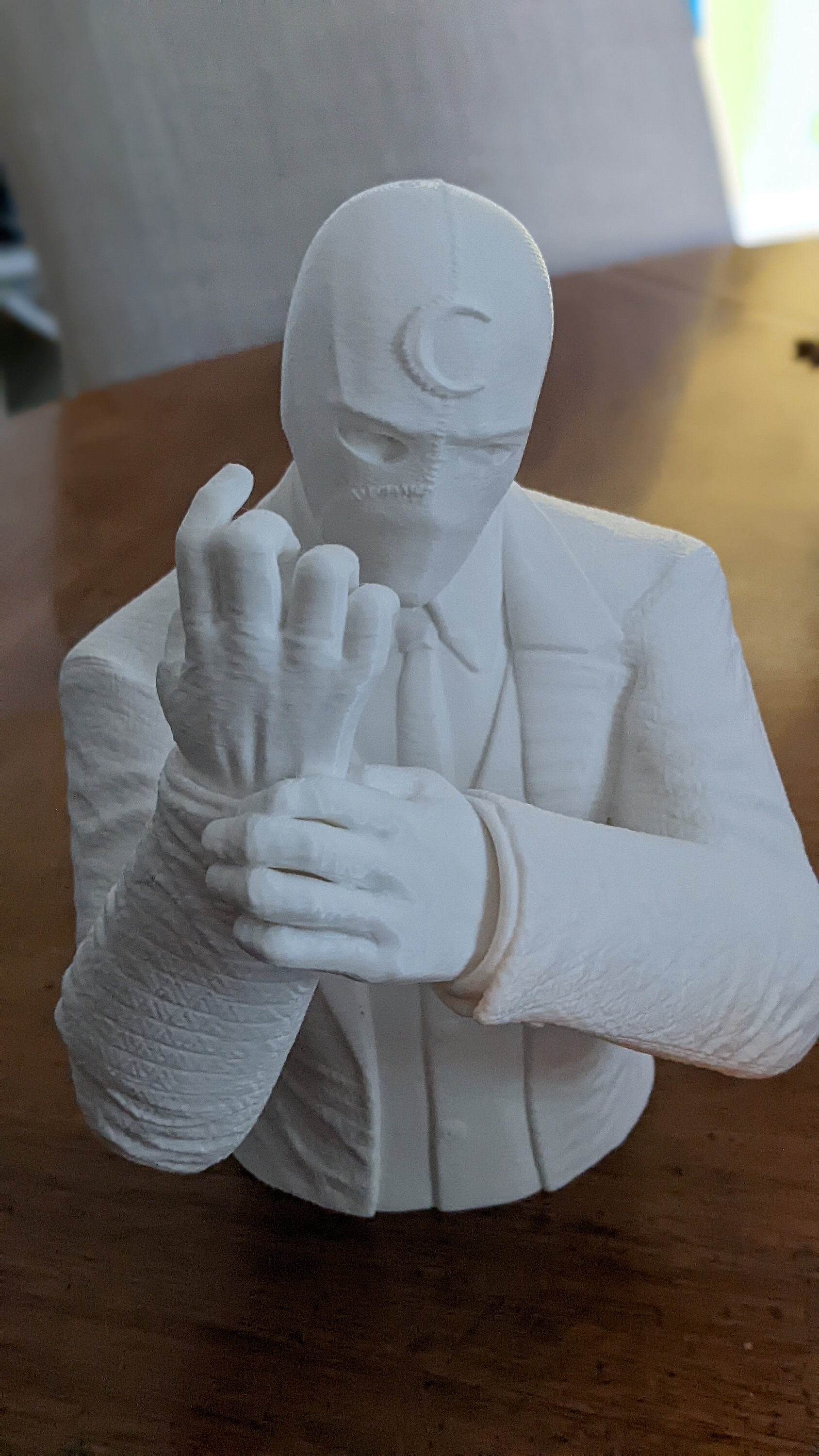 3D Printed Moonknight Bust - Etsy