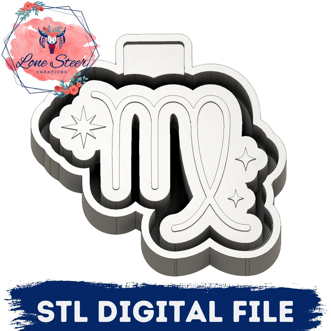 Virgo Zodiac Freshie Blank for Molding 3D Printer File STL - Etsy