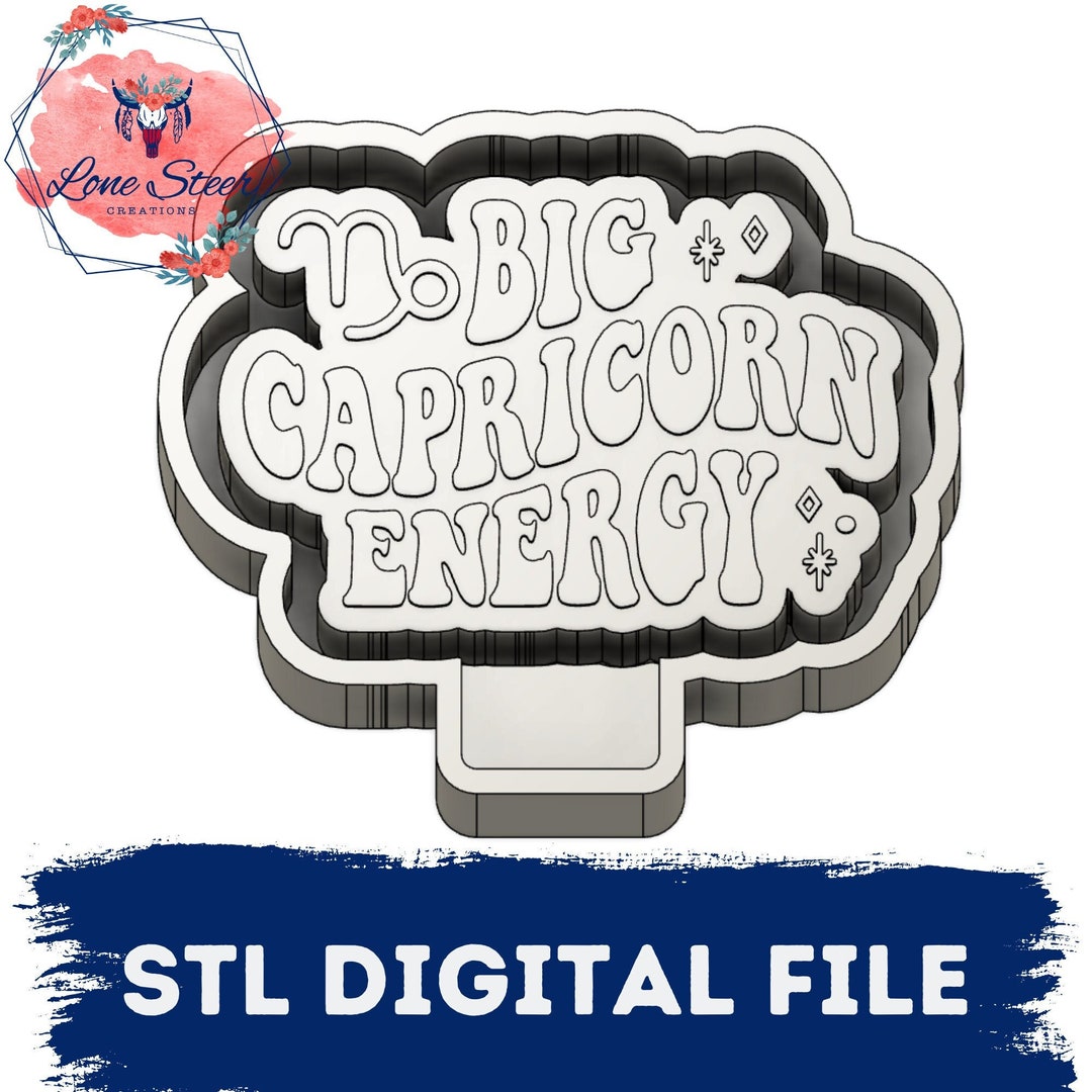 Big Capricorn Energy Freshie Blank for Molding 3D Printer File STL - Etsy