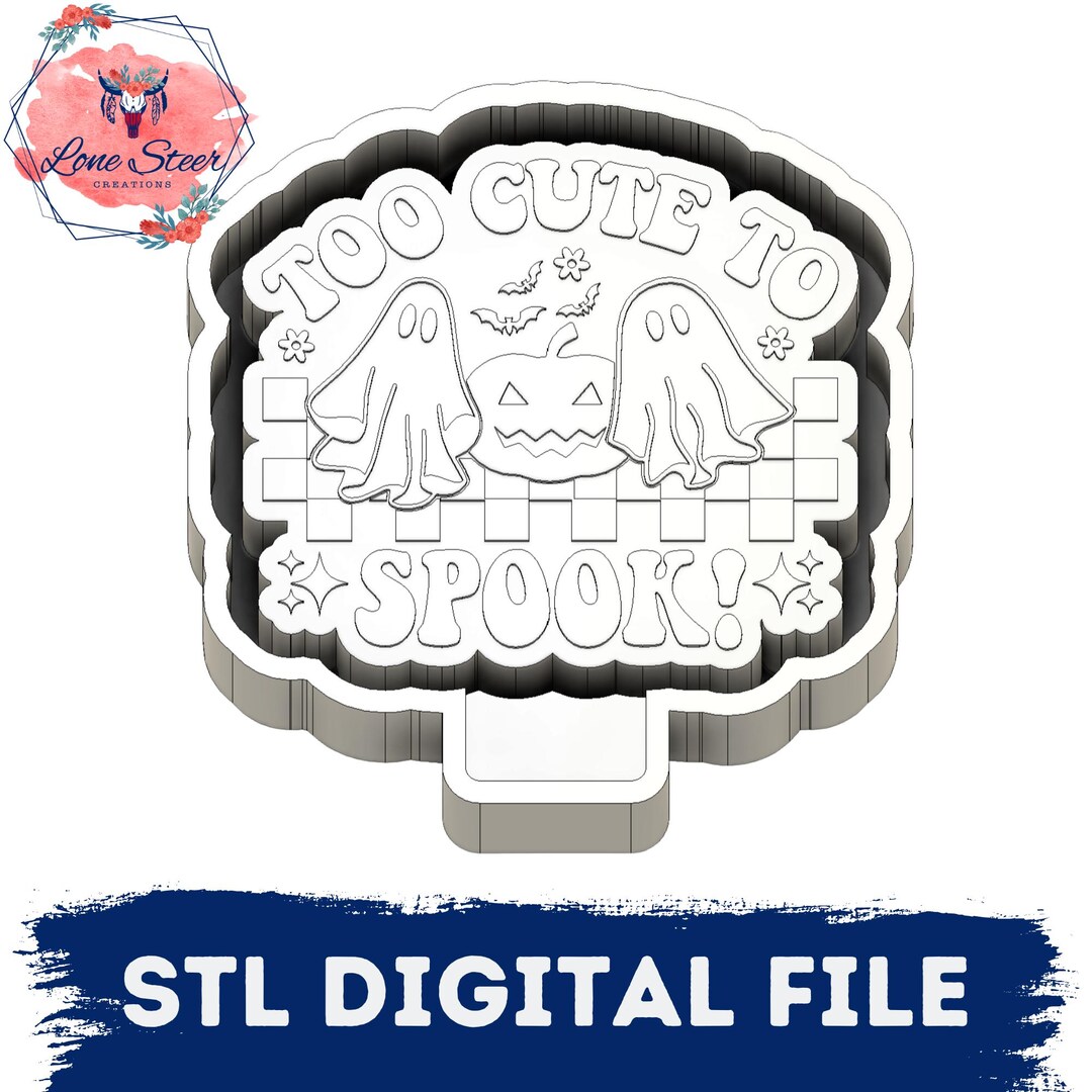 Too Cute to Spook Freshie Blank for Molding 3D Printer File STL - Etsy