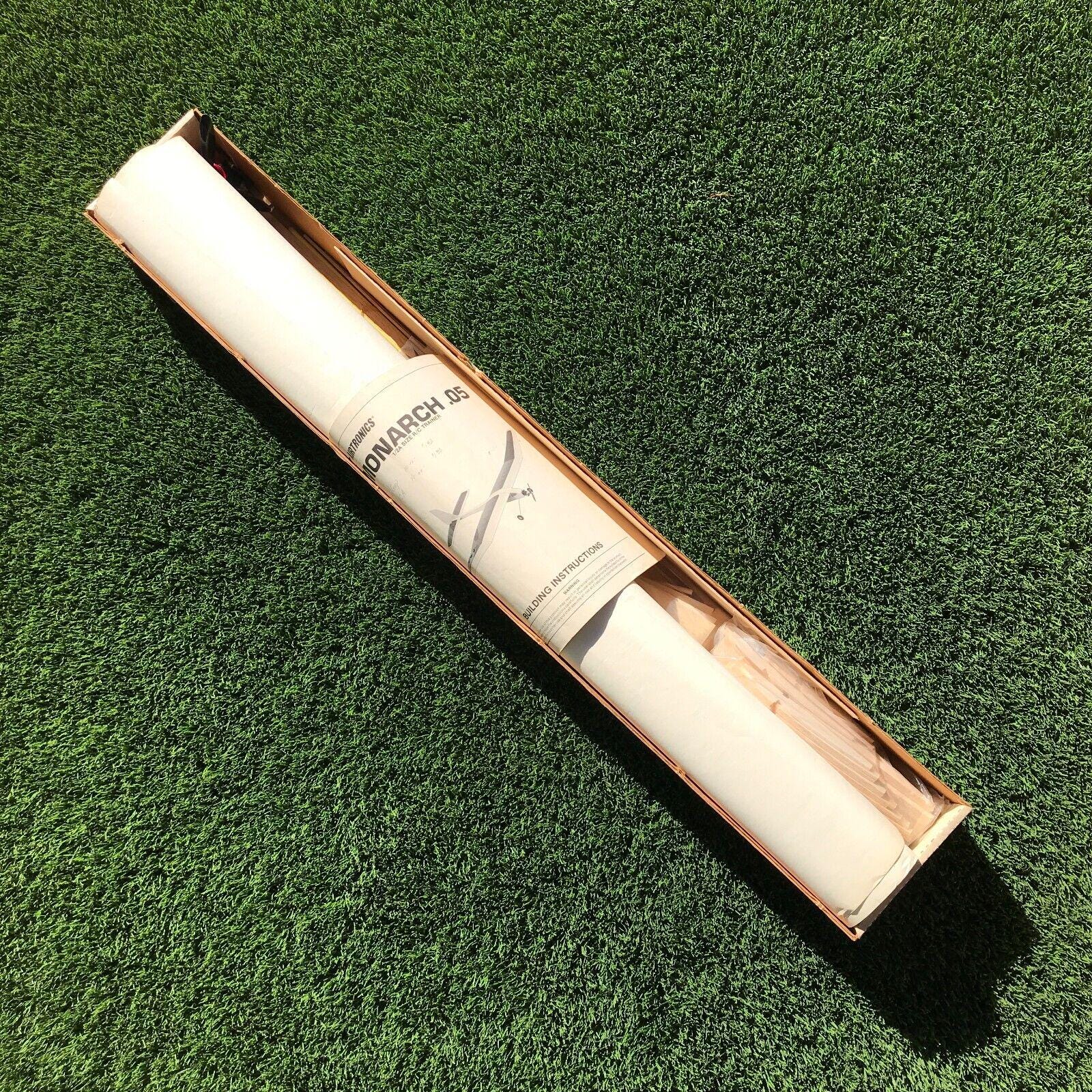 Airtronics Monarch Balsa Wood Model Airplane Kit Radio Control Trainer ...