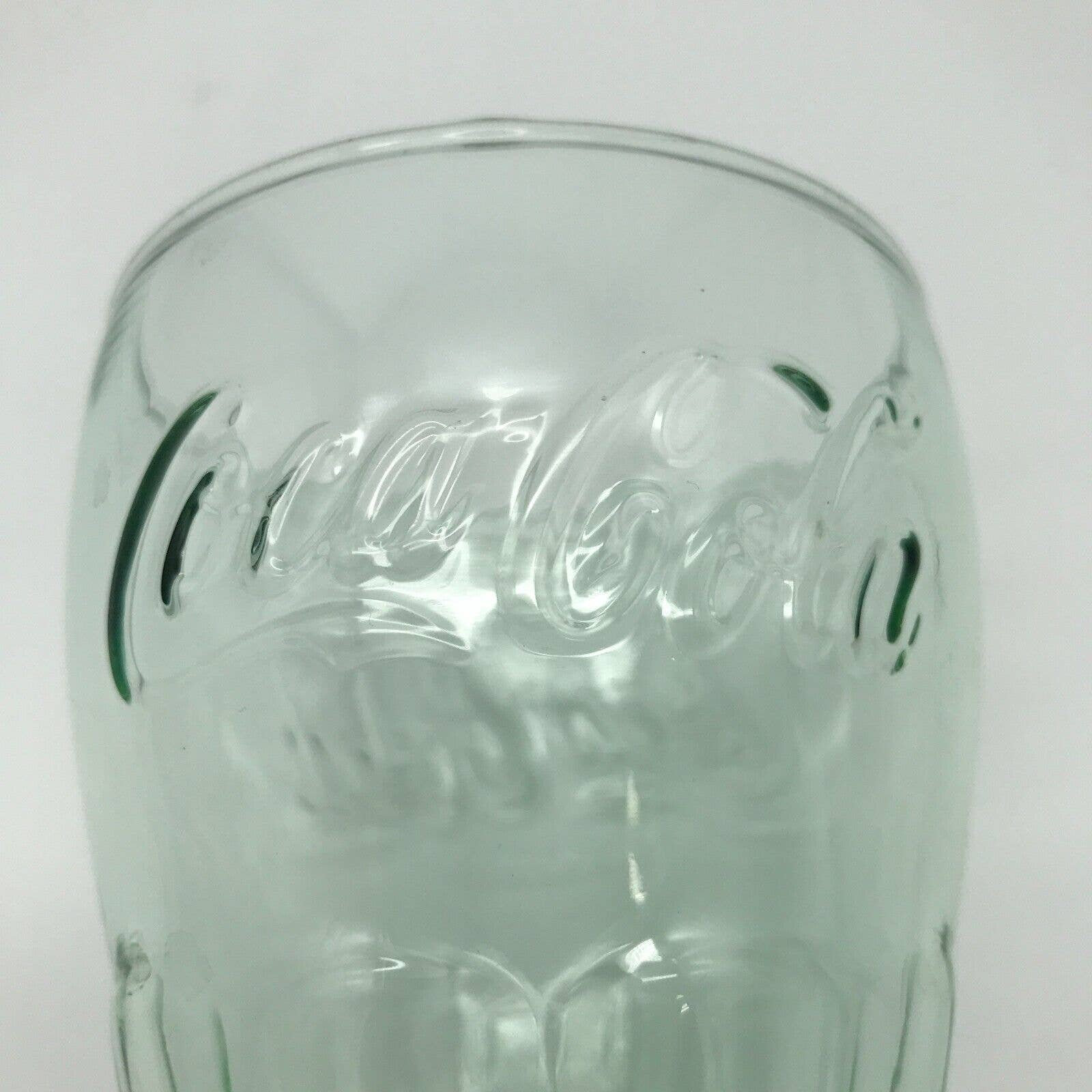 Coca Cola Green Bell Shape Glasses Libbey 16 Oz set of 8 - Etsy