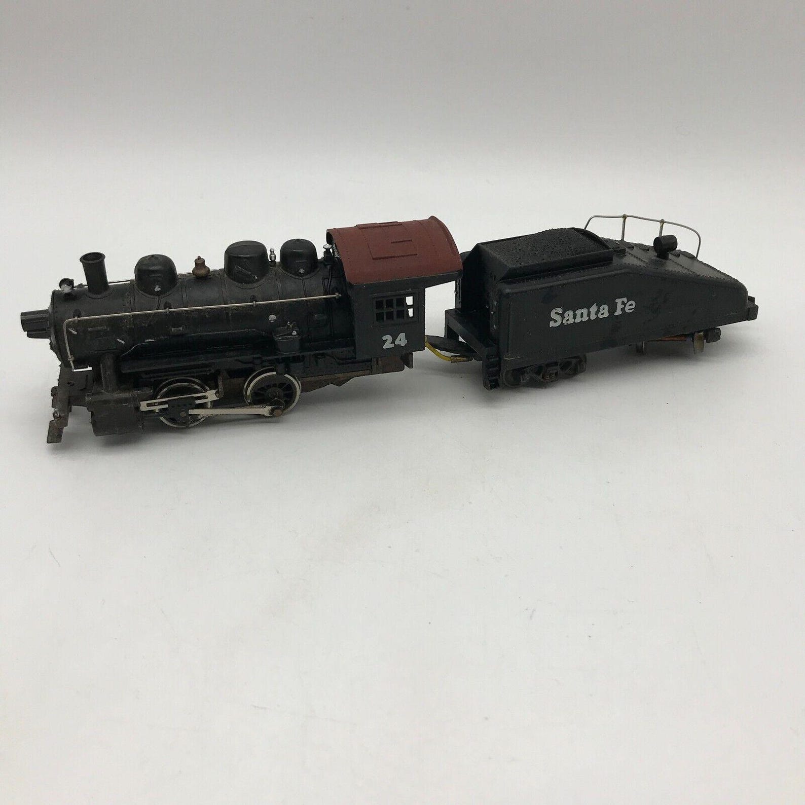 Tyco Mantua HO Scale #24 Santa Fe 040 Steam Locomotive With Slopeback ...
