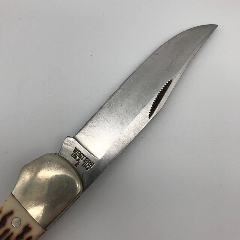Western 542 Single Blade Folding 5 Inch Pocket Knife USA With - Etsy