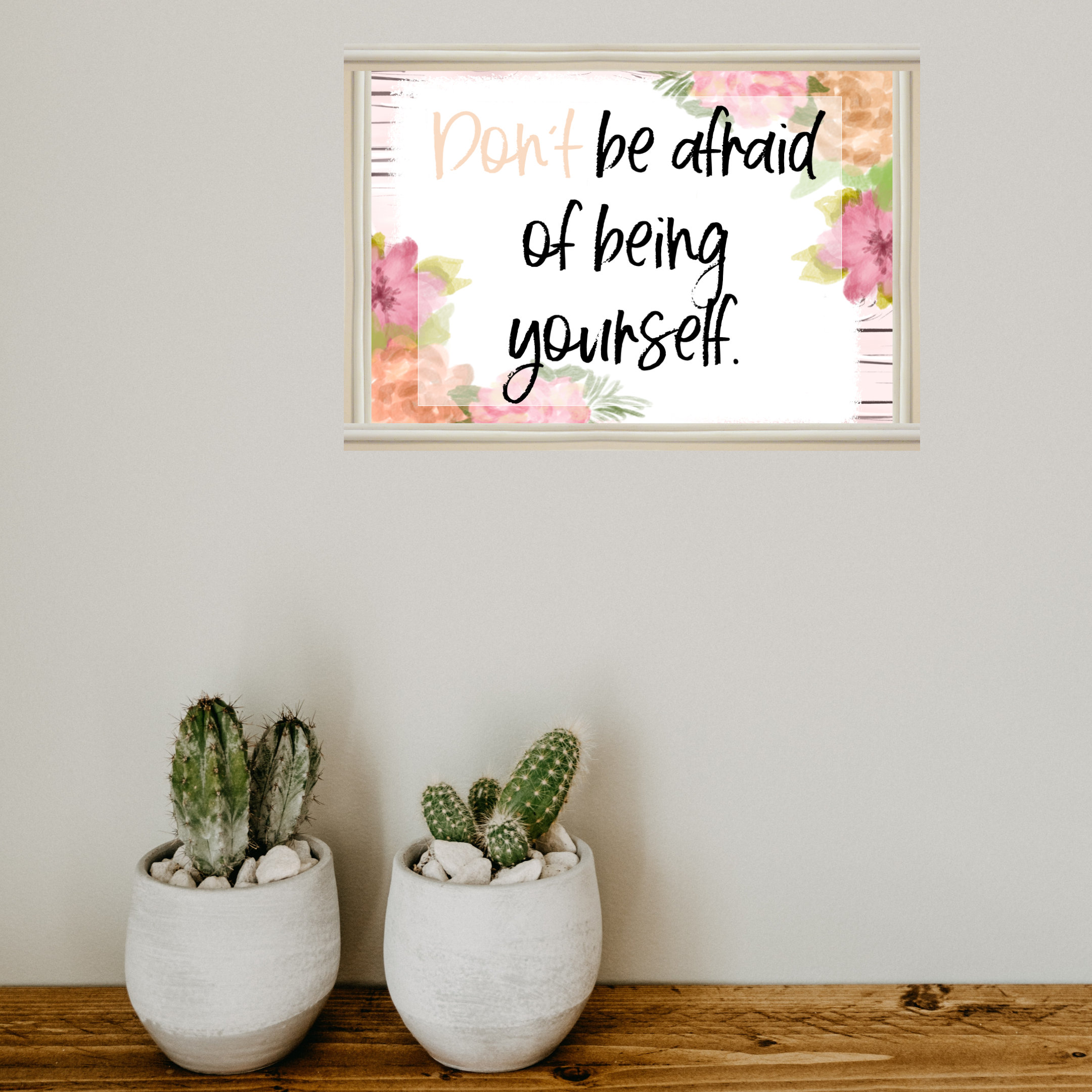 Floral Quotes Poster Set With 14 Different Quotes & 5 Different Styles ...