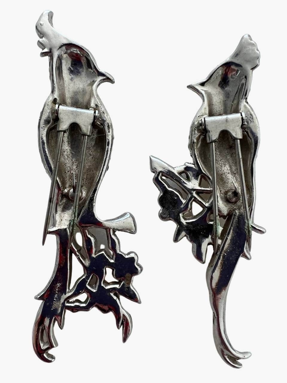 Vintage Coro Parrot Duette Brooch-fur Clip, 1940s - Etsy