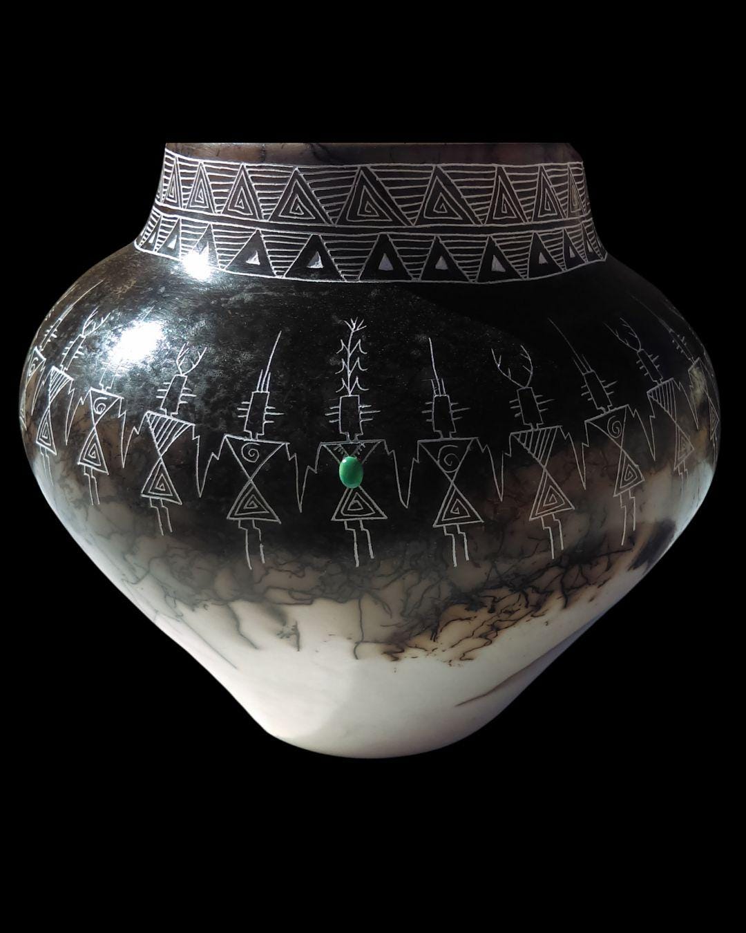 Acoma Pueblo Horsehair Water Jar: A Timeless Piece of Cultural Artistry ...