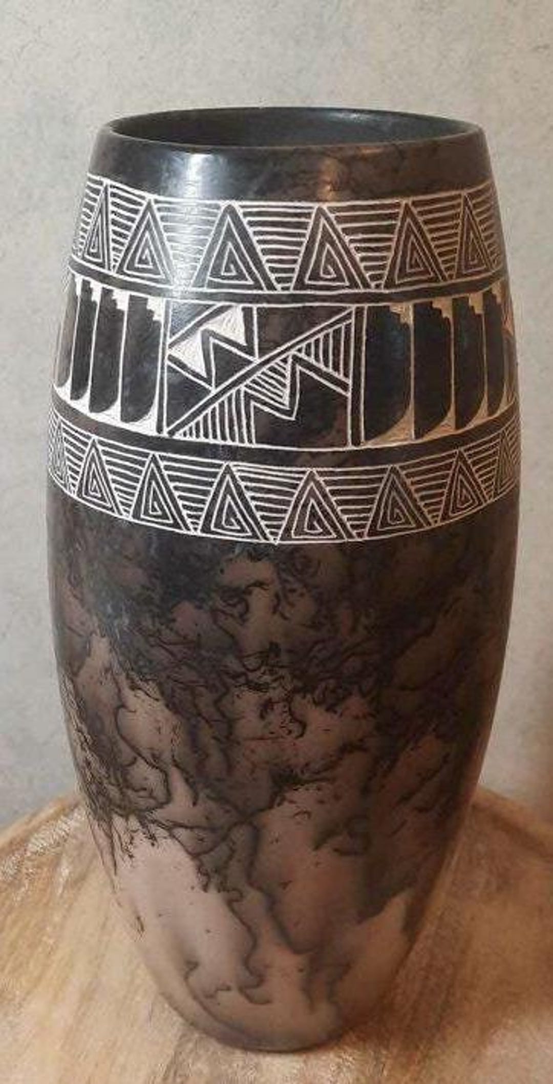 Native American Feather Pottery Vase Representing Friendship - Etsy