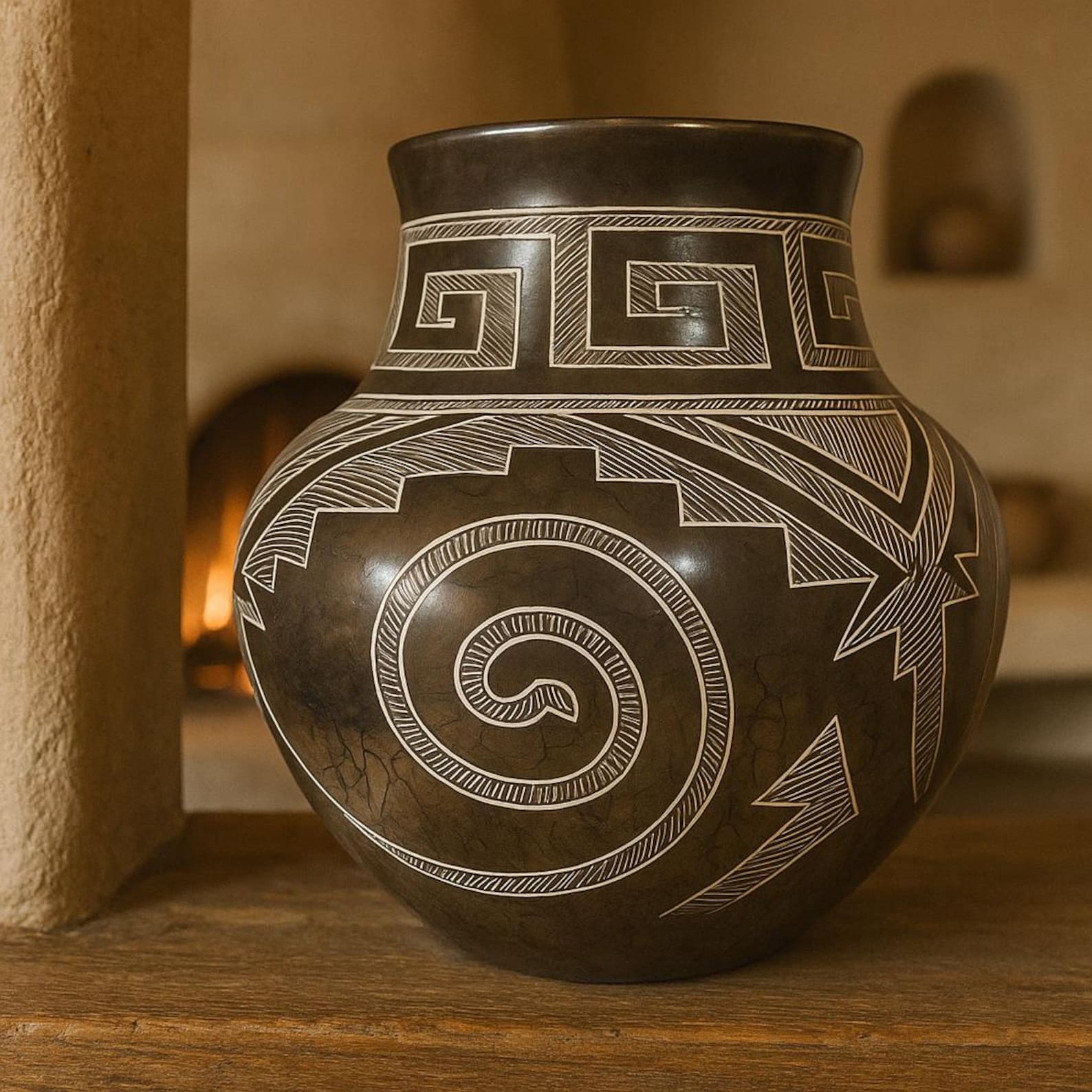 Native American Pottery Vase Southwest Home Decor - Etsy