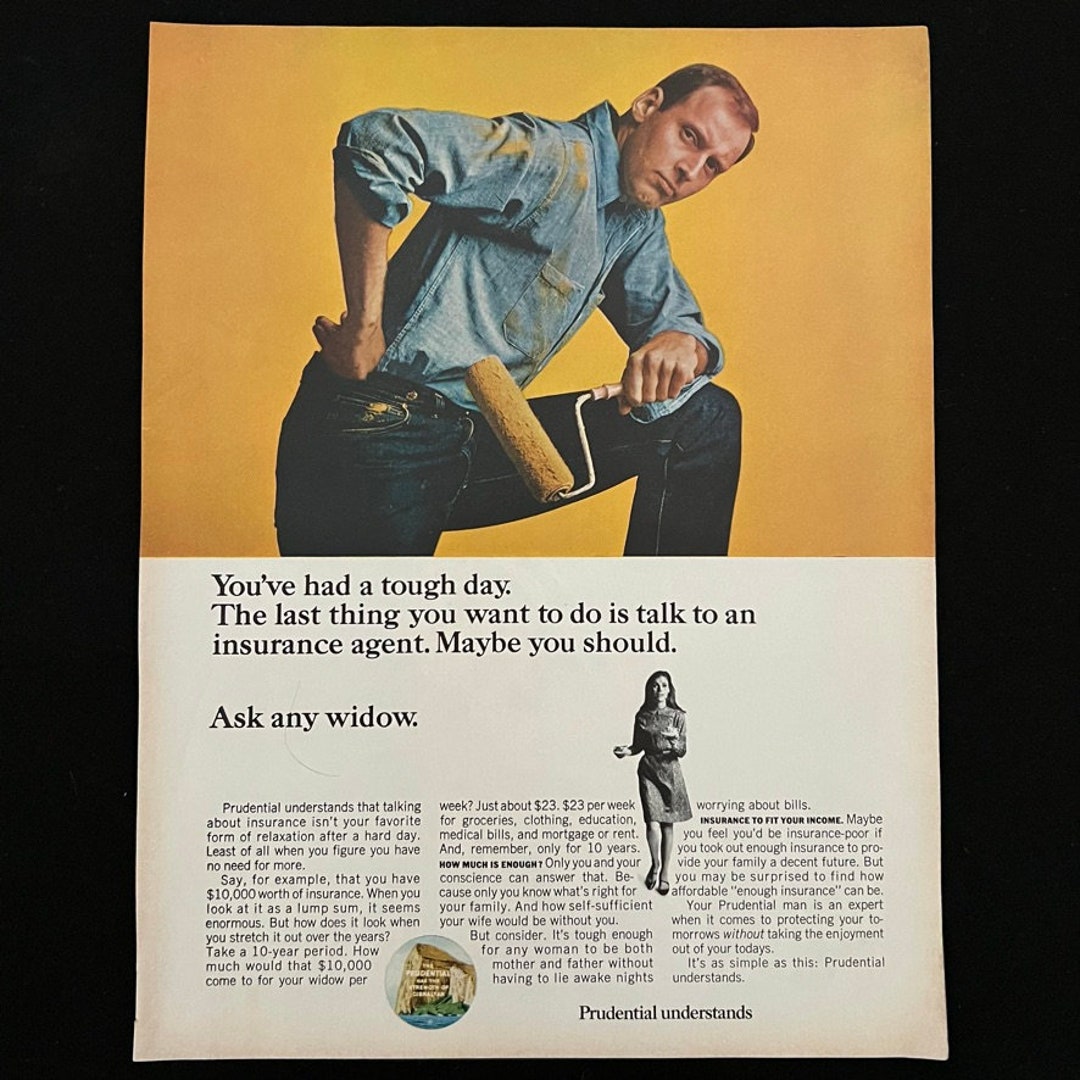 1966 Prudential Vintage Magazine Ad | Nostalgia Decor | 10.5"x13.5" - Etsy