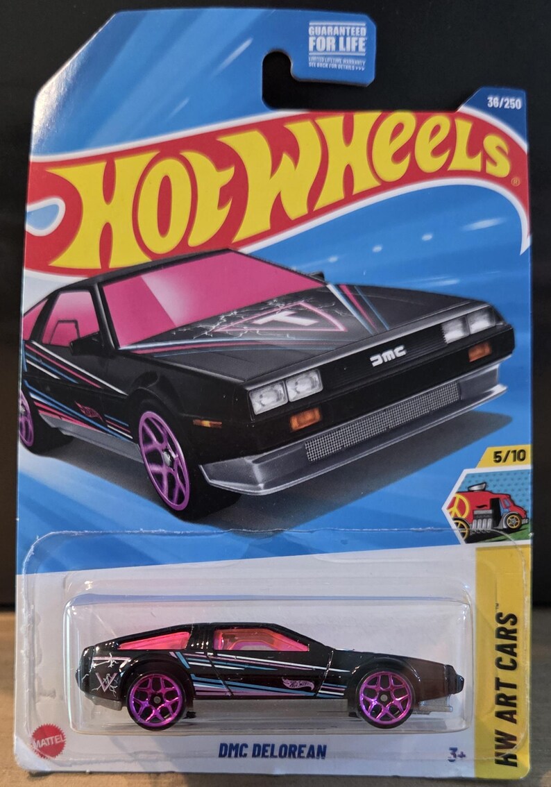 Hot Wheels - DMC Delorean - HW Art Cars - NIP - Etsy
