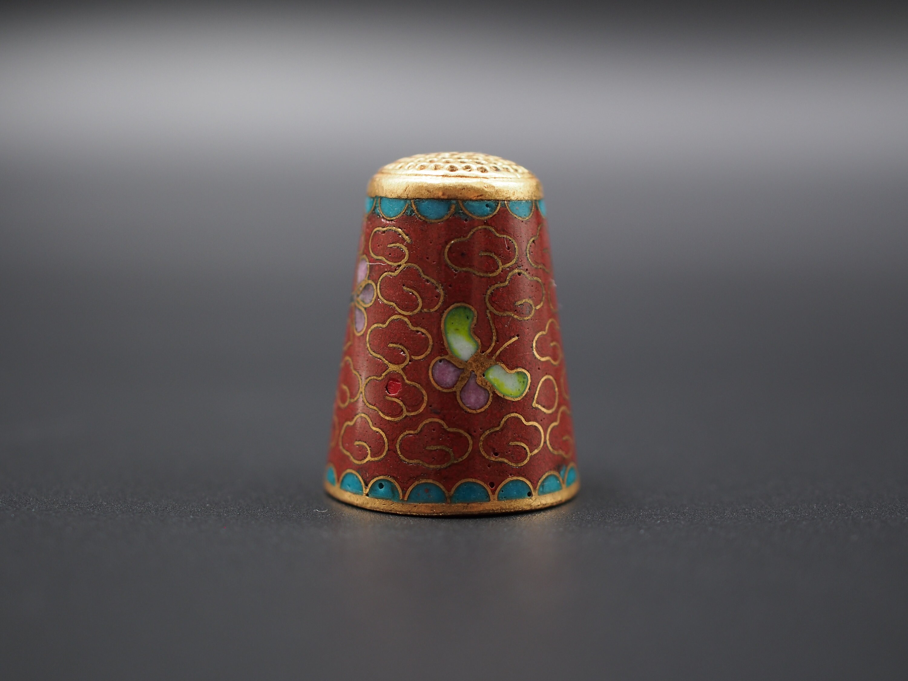 Vintage French Thimble Cloisonne Antique Sewing Thimble - Etsy