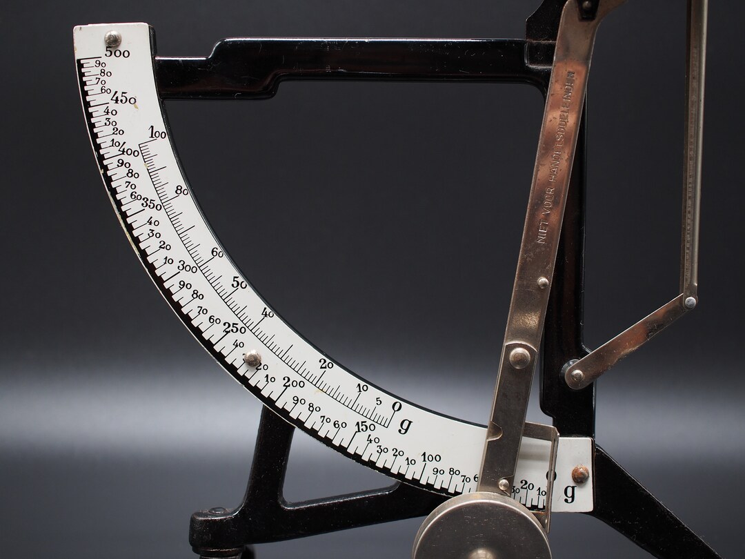 Antique Postman Scale, 500 Gr Maximum Precision Scale. Excellent ...