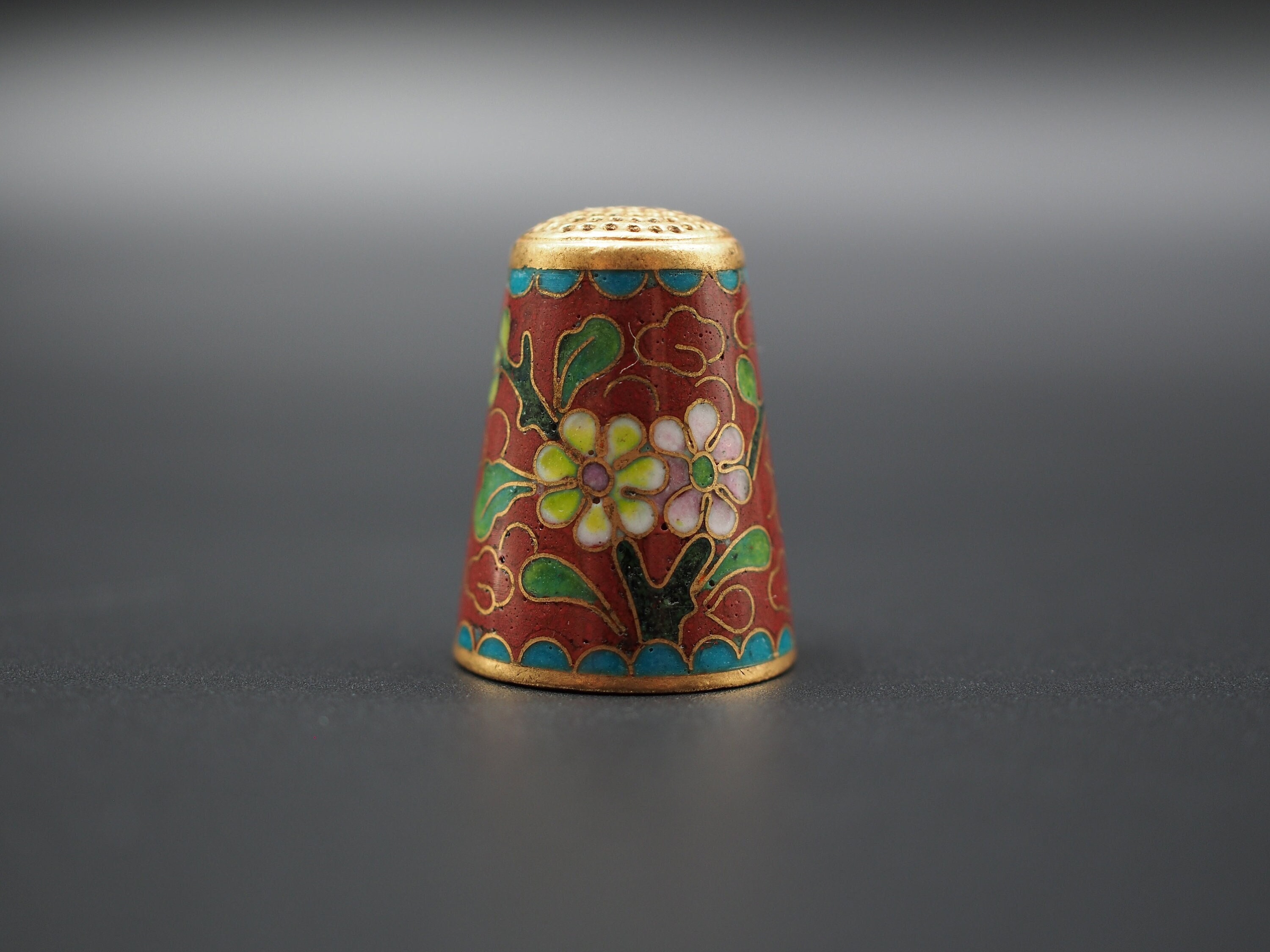 Vintage French Thimble Cloisonne Antique Sewing Thimble - Etsy