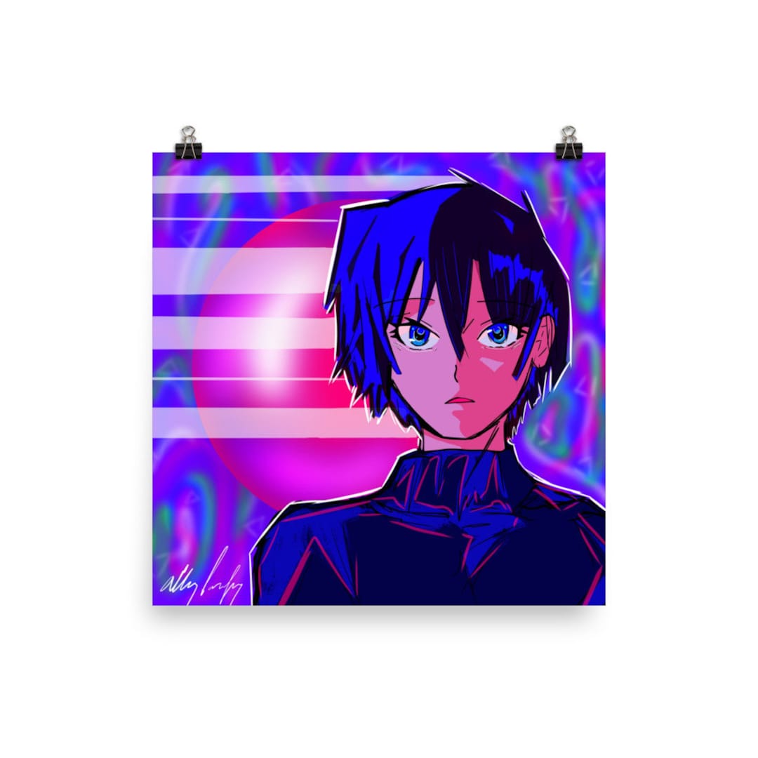 90’s Anime Boy Print - Etsy